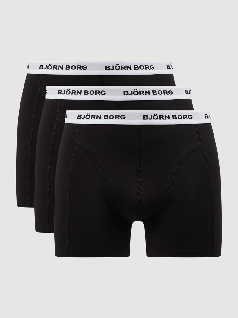 Björn Borg Boxershort met elastische band met logo in een set van 3 ...
