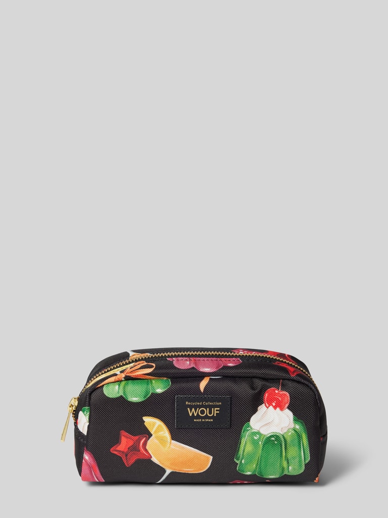 WOUF Make-uptasje met labelbadge, model 'Cheers' in zwart online kopen ...