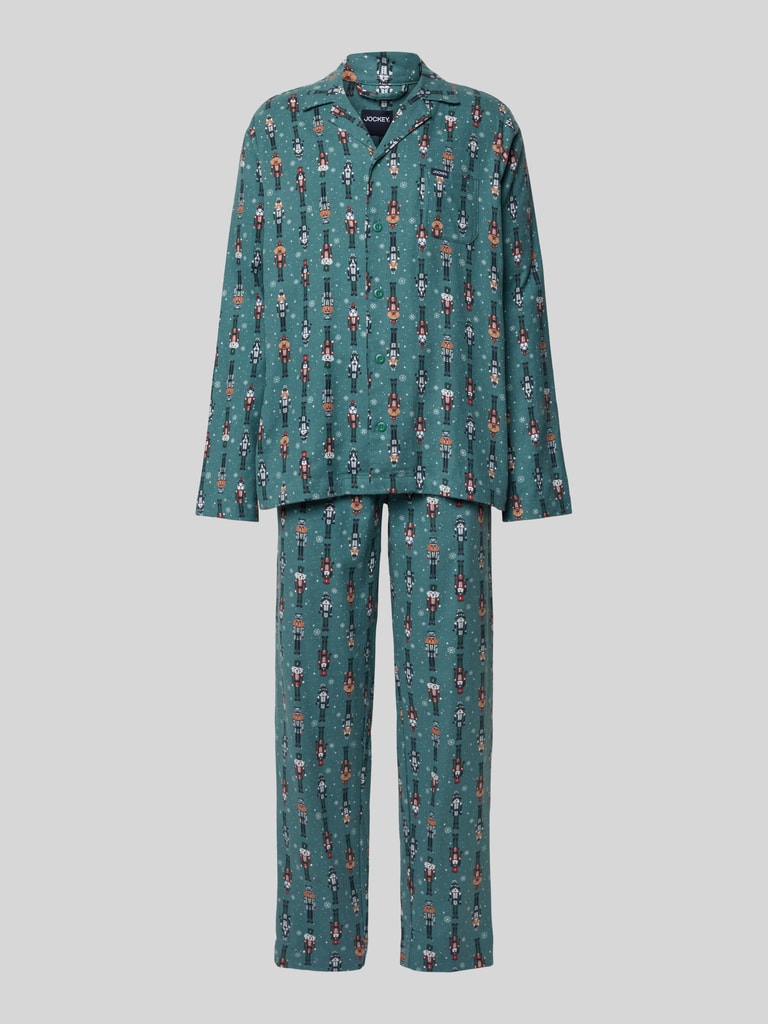Jockey Pyjama mit Knopfleiste (lind) online kaufen