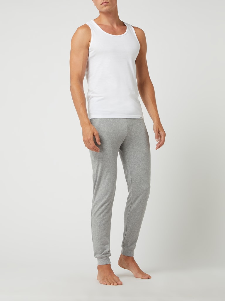 Pepe Jeans Lounge-Hose aus Baumwolle Modell 'Tate' (mittelgrau melange ...