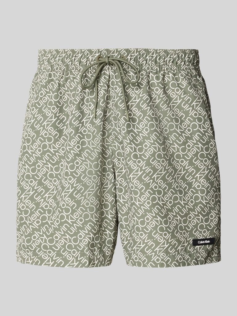 Calvin Klein Underwear Badehose mit Label-Patch (oliv) online kaufen