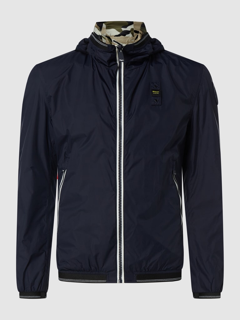 Blauer Usa Wendejacke mit Kapuze (marine) online kaufen