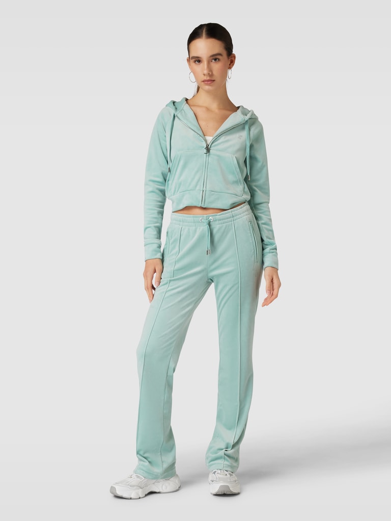 Juicy Couture Sweatjacke mit Kapuze Modell 'MADISON' (schilf) online kaufen