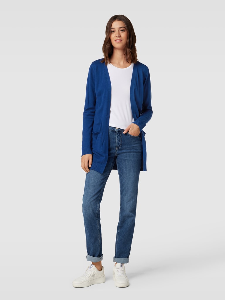 Object Cardigan mit seitlichen Eingrifftaschen Modell 'Thess' (blau ...