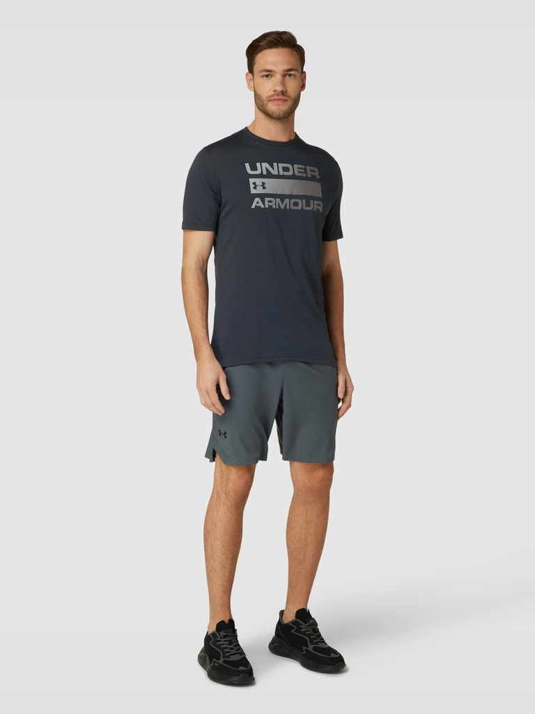 Under Armour T-Shirt mit Label-Print Modell 'TEAM ISSUE' (black) online ...