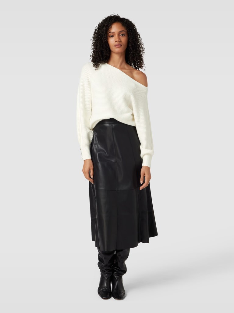 Guess Strickpullover im One-Shoulder-Design Modell 'ISADORA' (offwhite ...