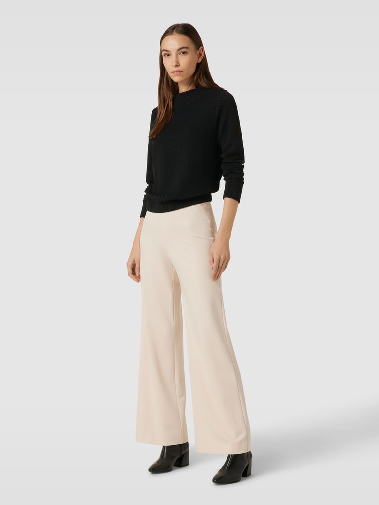 OPUS Sweatshirt mit Strukturmuster Modell 'Gasdina' (black) online kaufen