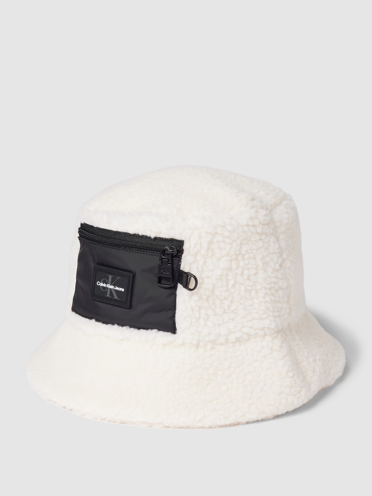 CK Calvin Klein Bucket Hat mit Label-Patch (offwhite) online kaufen