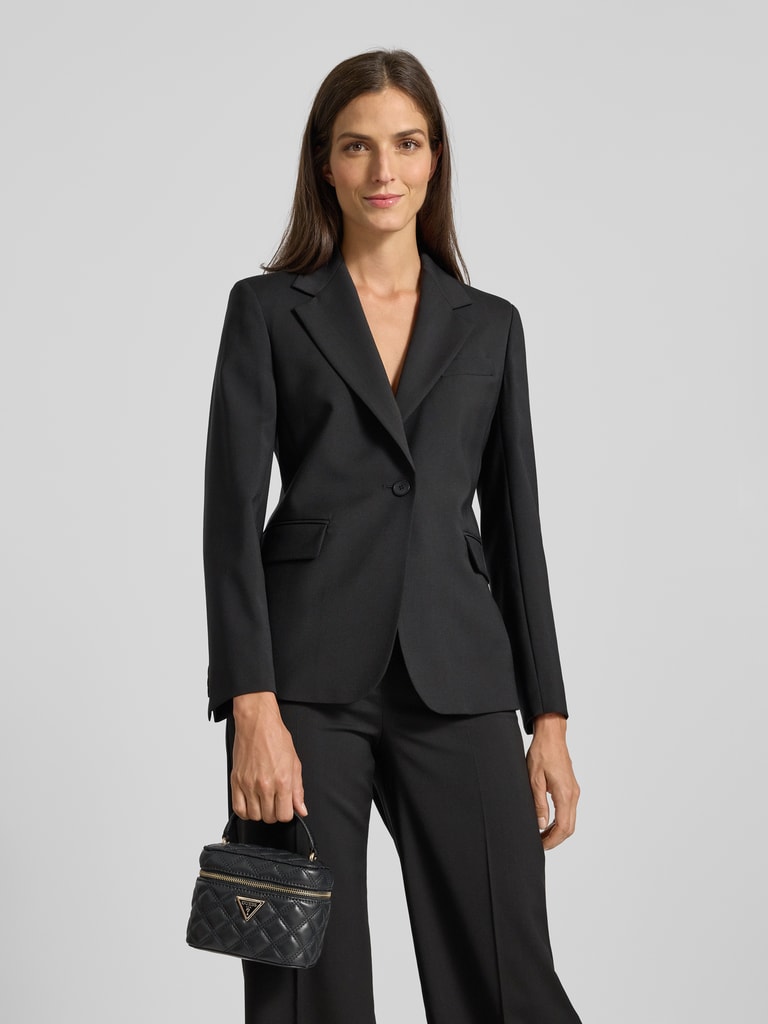 Guess Handtasche mit Steppnähten Modell 'GIULLY II MINI CANISTER' (black) online kaufen