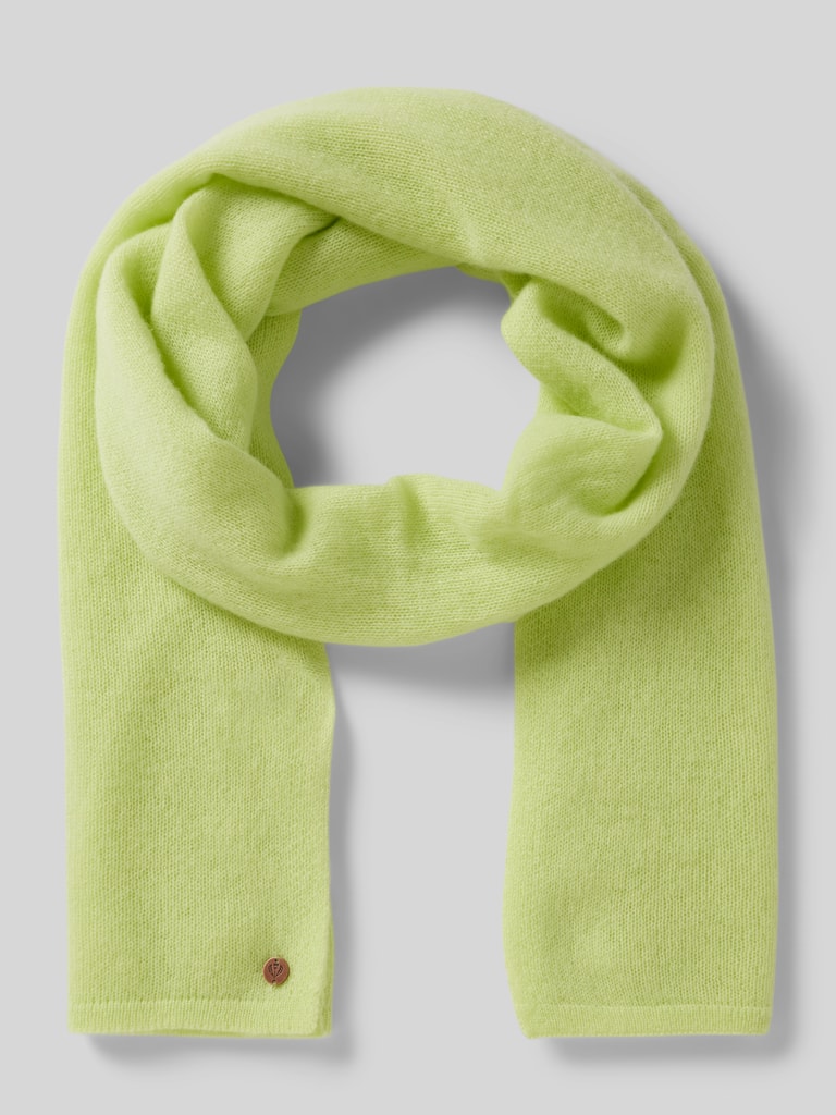 Fraas Schal aus reinem Kaschmir mit Label-Detail (hellgruen) online kaufen