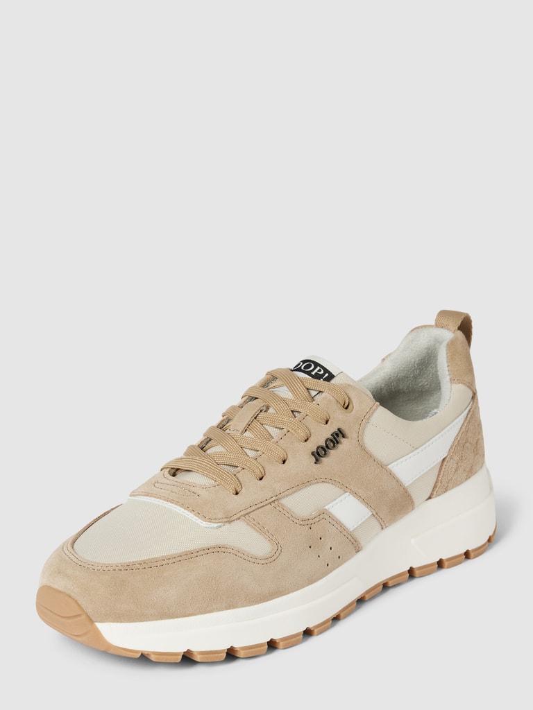 JOOP! SHOES Sneaker aus Leder-Mix mit Label-Details (beige) online kaufen