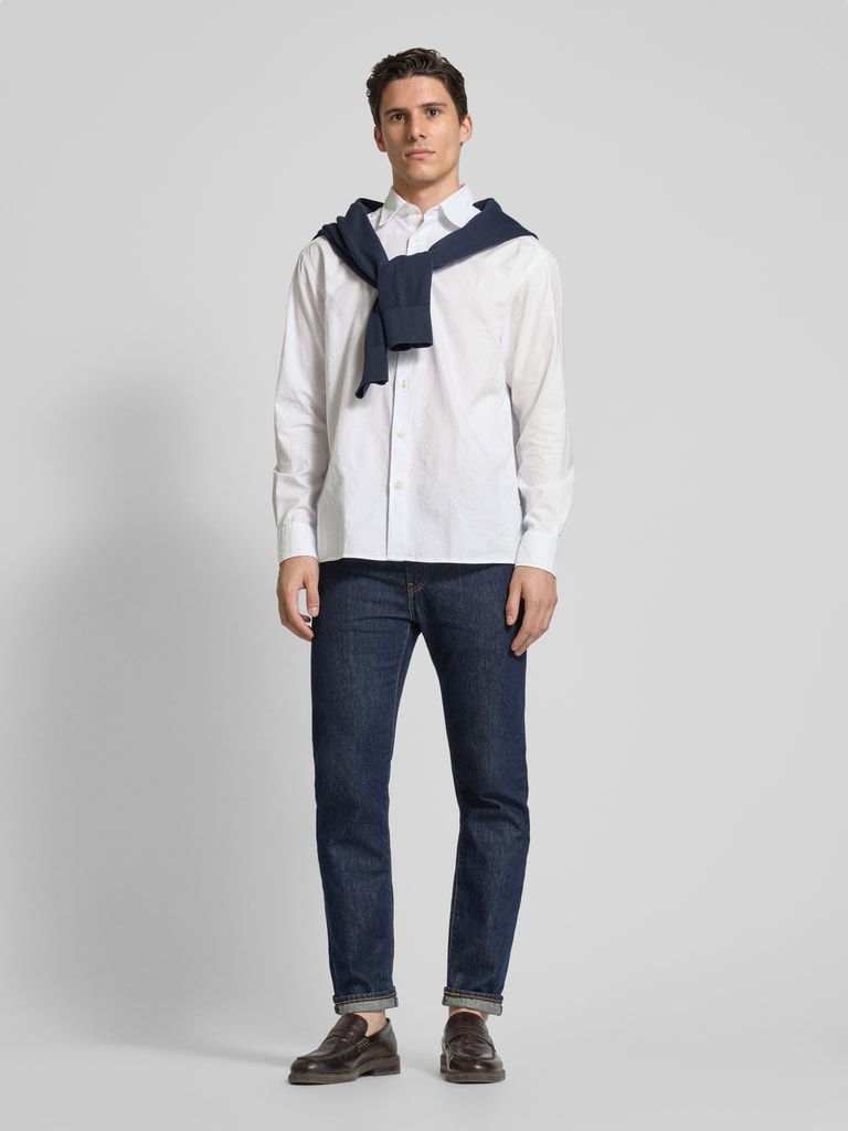 BOSS Relaxed Fit Freizeithemd mit Kentkragen Modell 'Cory' (weiss ...