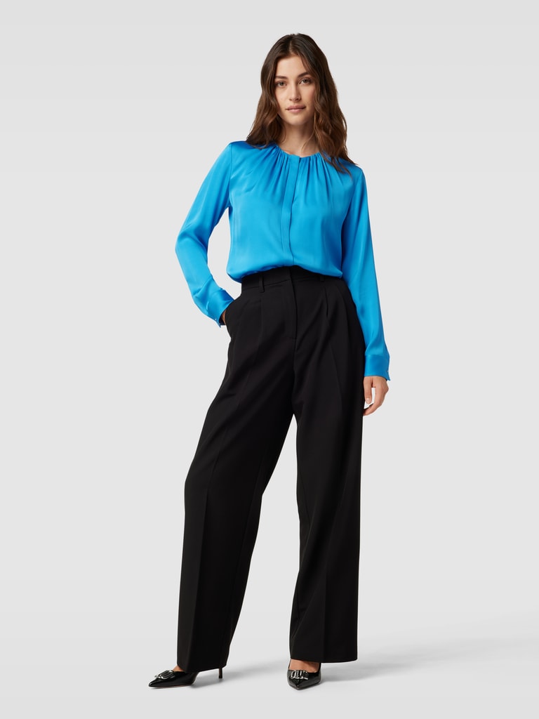 BOSS Blusenshirt mit Raffungen Modell 'Banorah' (royal) online kaufen