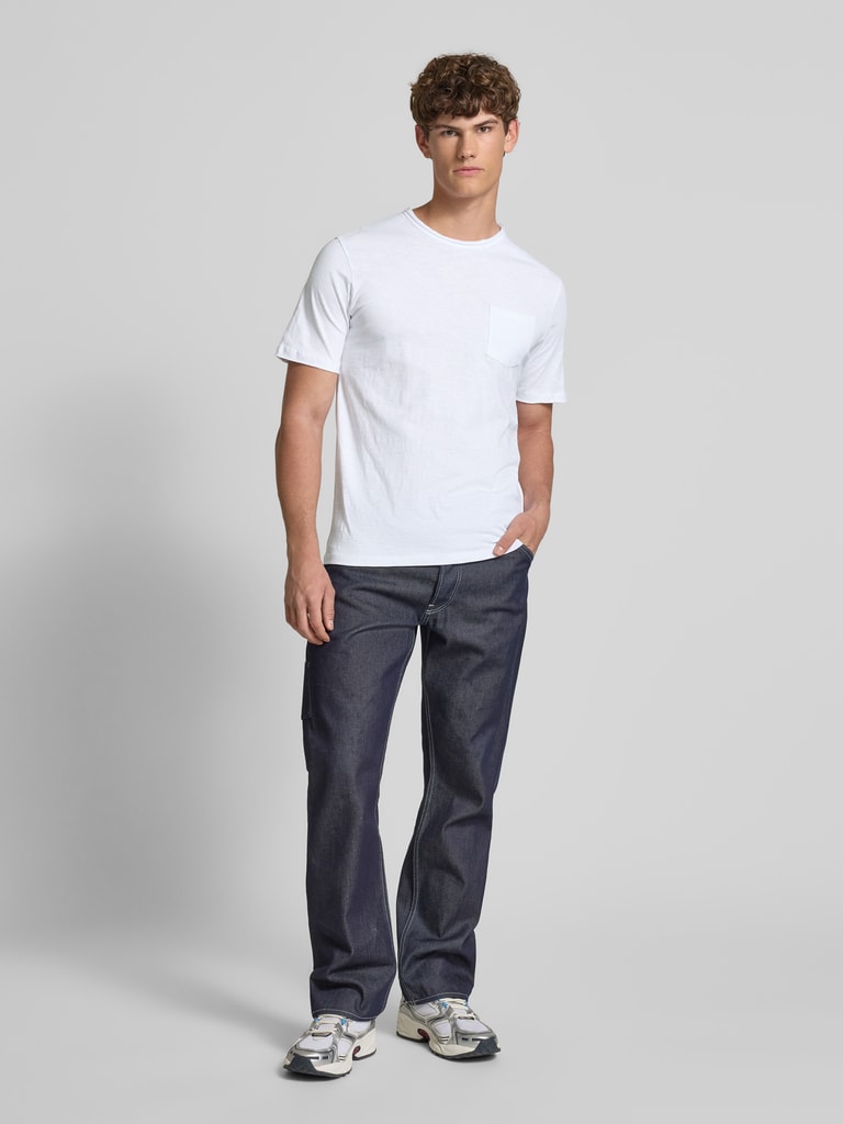 Jack & Jones T-Shirt mit Brusttasche Modell 'JAKE' (weiss) online kaufen