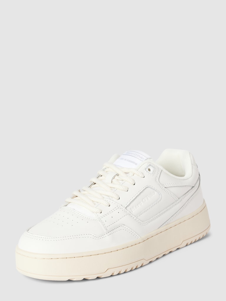 Marc O'Polo Sneaker aus Leder mit Label-Detail Modell 'CARLA' (weiss ...
