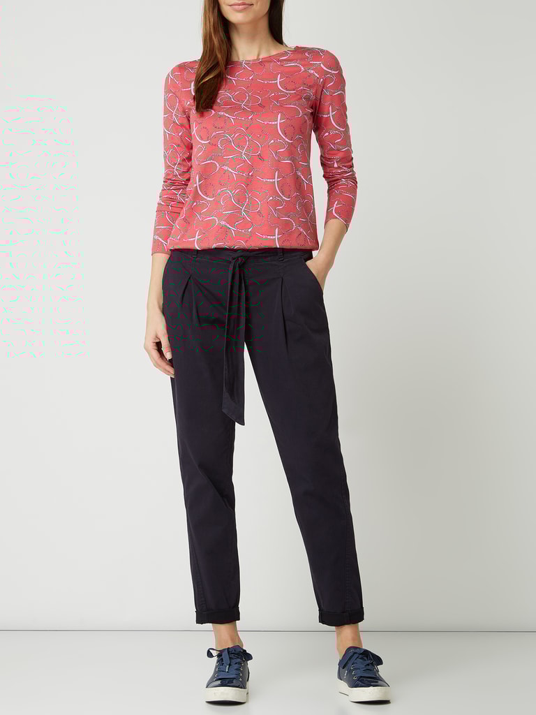 Montego Longsleeve aus Baumwoll-Modal-Mix (rosa) online kaufen