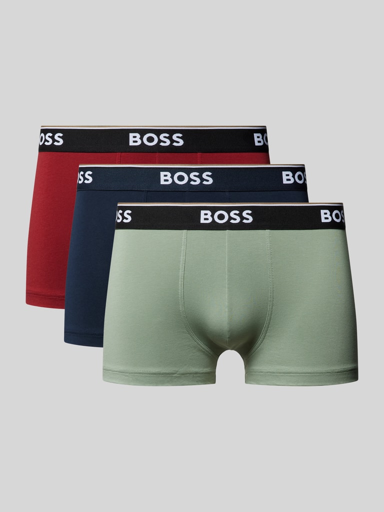 BOSS Trunks mit Label-Bund Modell 'Power' im 3er-Pack (marine) online ...