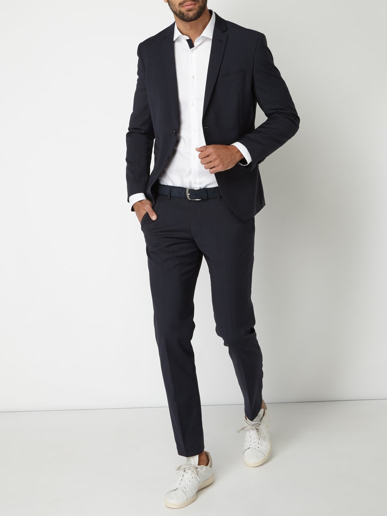 HUGO Extra Slim Fit Business-Hemd mit Haifischkragen (weiss) online kaufen