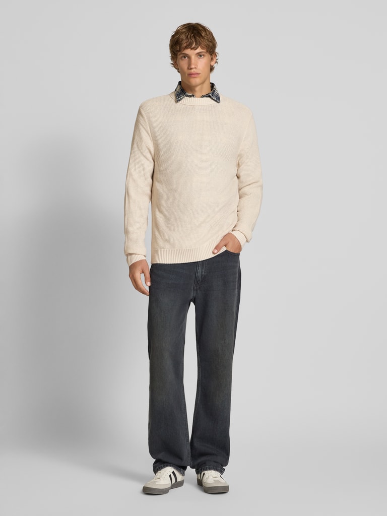 Jack & Jones Strickpullover mit Rundhalsausschnitt Modell 'ROY ...