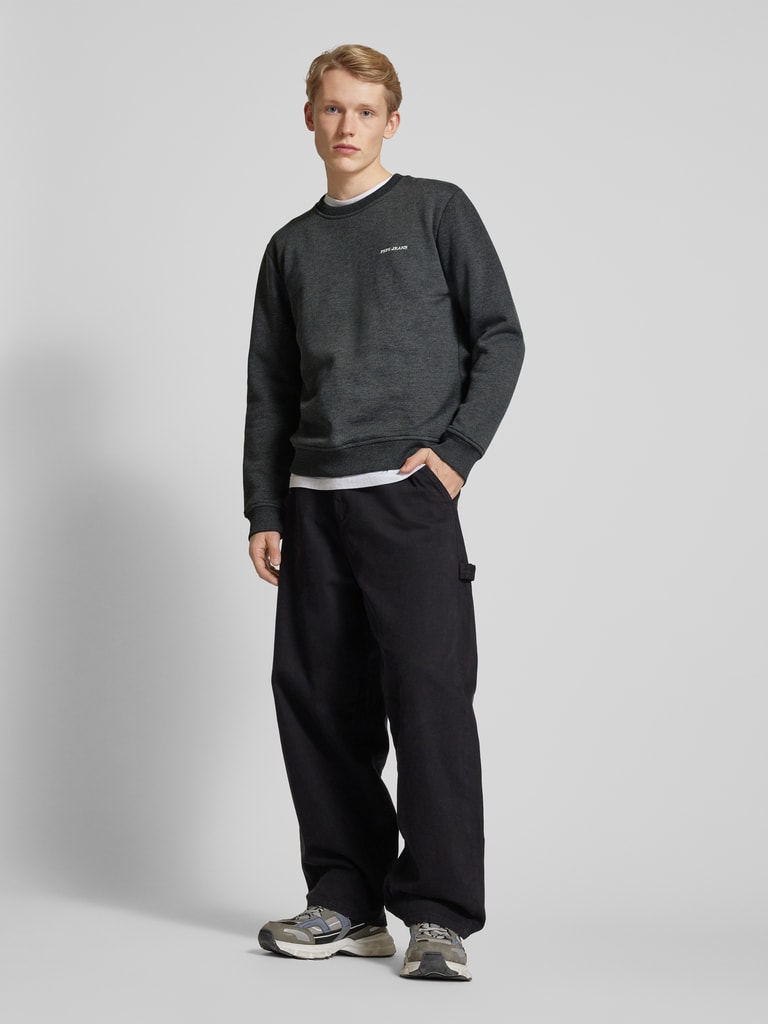 Kup online Pepe Jeans Bluza z wyhaftowanym logo model ‘DAMIAN’ (czarny)