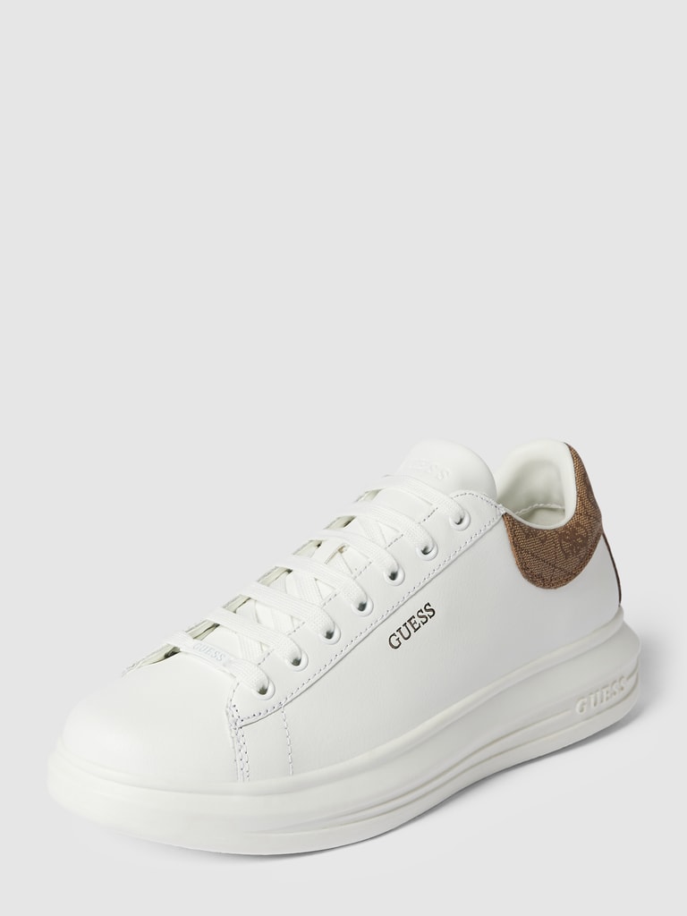 Guess Sneaker mit Label-Print Modell 'VIBO' (weiss) online kaufen