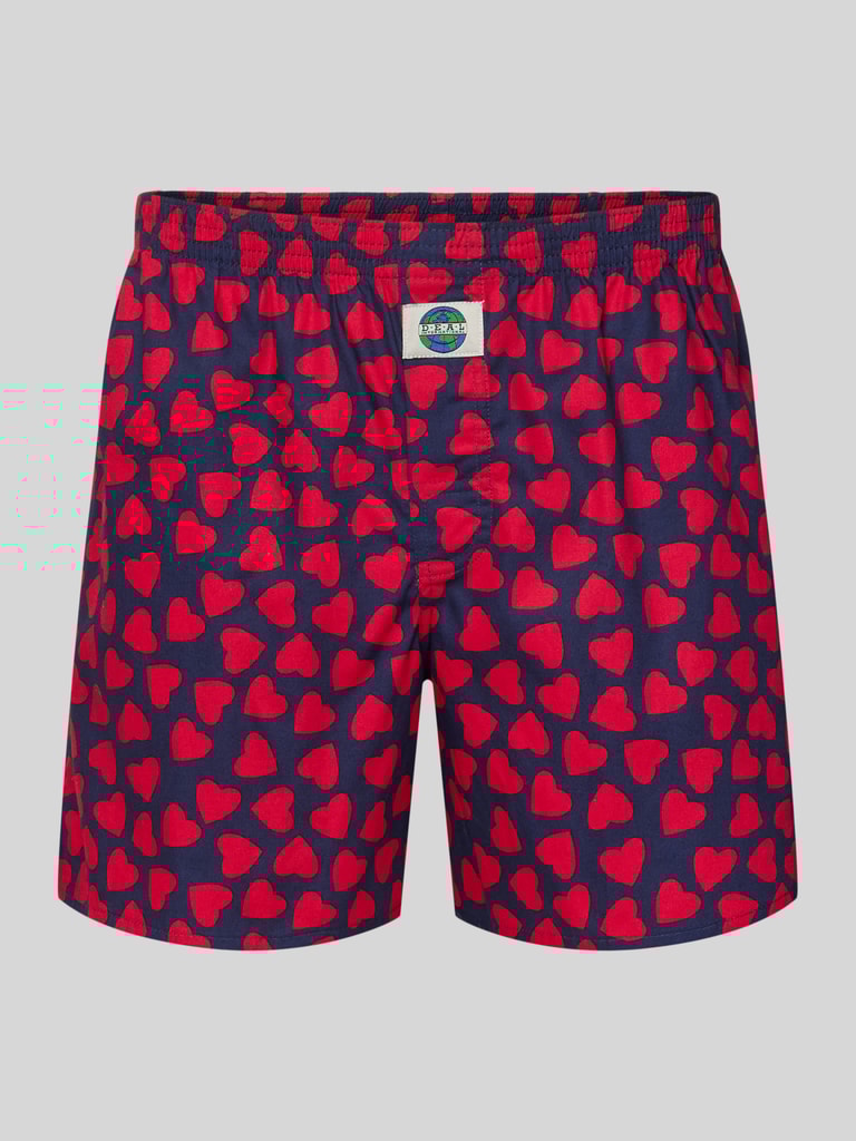 Deal Boxershorts aus reiner Baumwolle Modell 'Herz' (marine) online kaufen