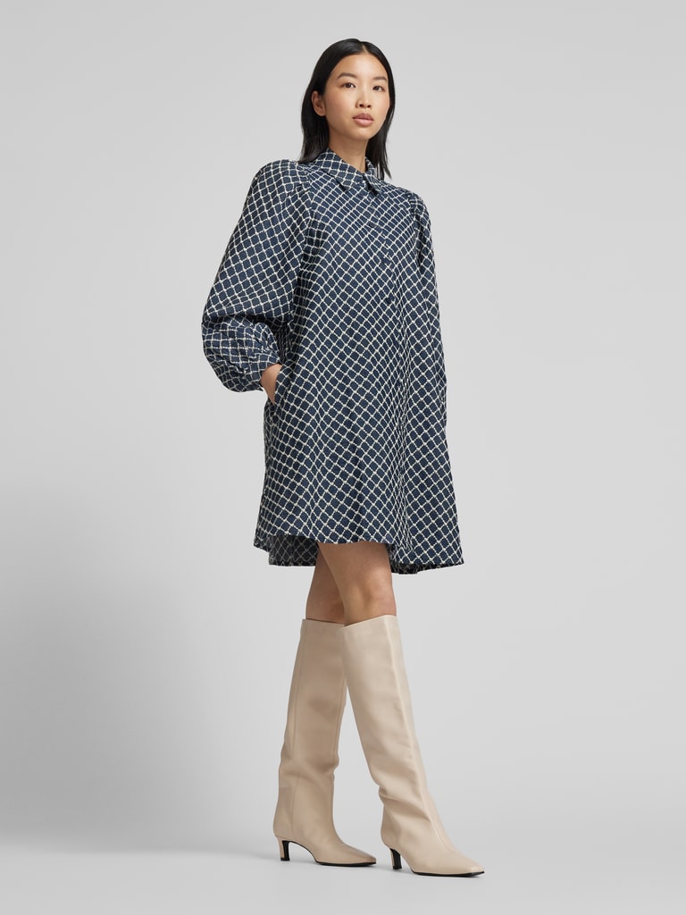 Jake*s Casual Minikleid mit durchgehender Knopfleiste (jeansblau) online kaufen