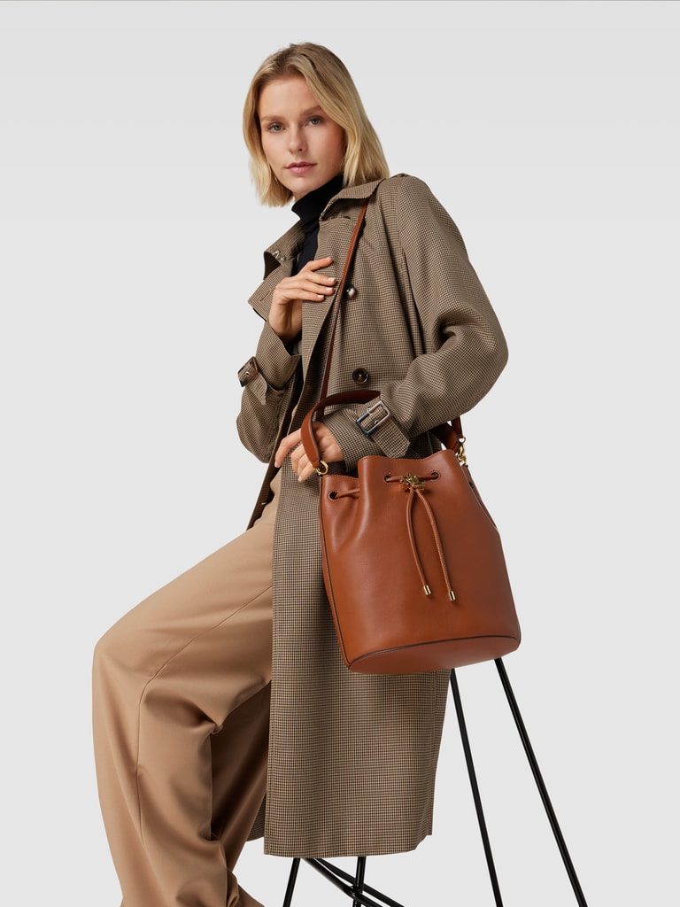 Kup online Lauren Ralph Lauren Torba typu worek z detalem z logo model ...