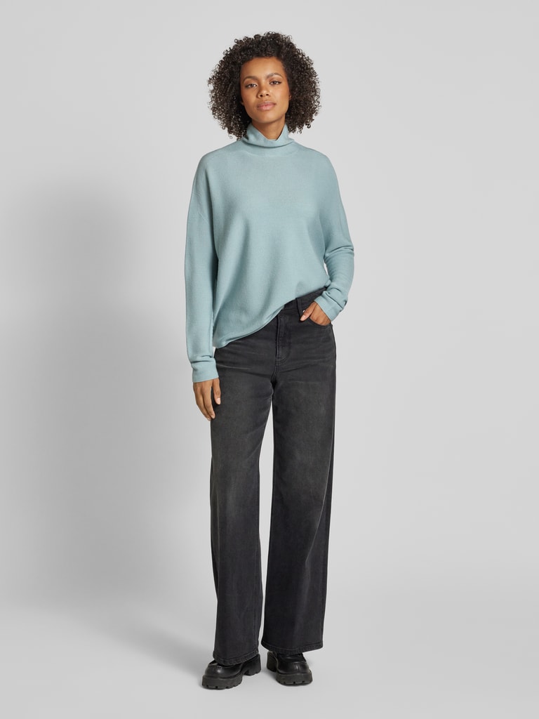 Drykorn Oversized Strickpullover mit Stehkragen Modell 'LIORA' (aqua ...