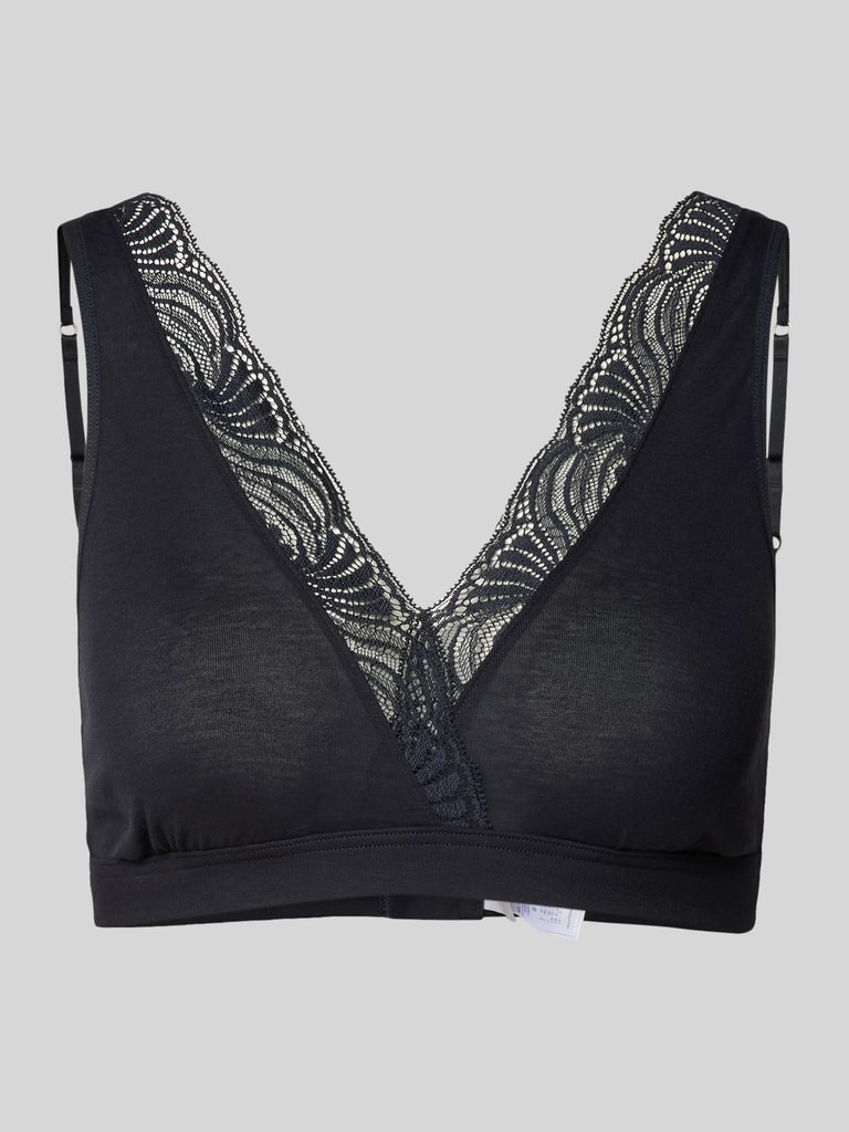 Hanro BH mit Spitzenbesatz (black) online kaufen