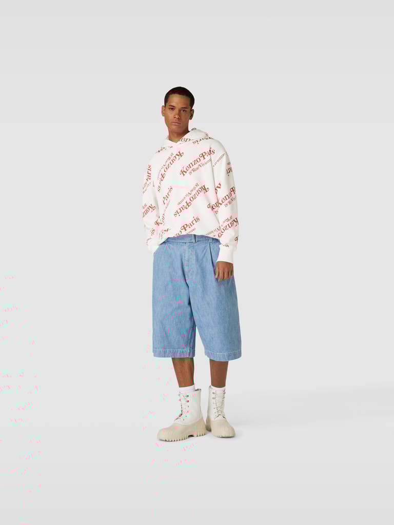 Kenzo Oversized Hoodie mit Kapuze (offwhite) online kaufen