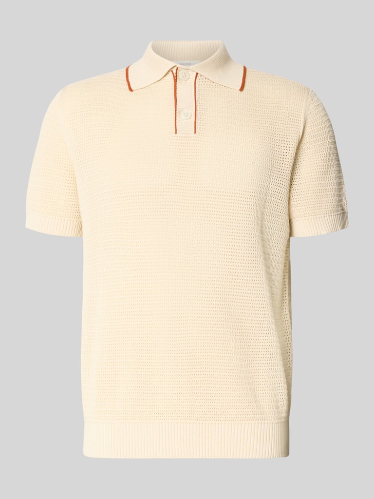 Kup online Selected Homme Koszulka polo o kroju regular fit z czystej ...