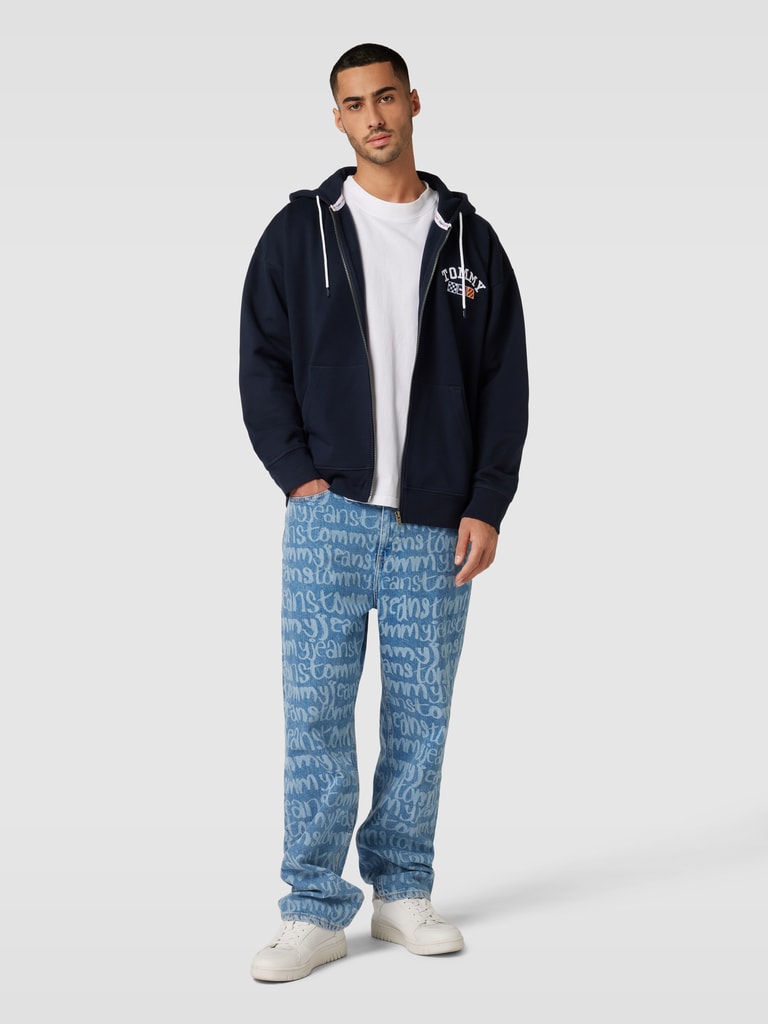 Kup online Tommy Jeans Bluza rozpinana z wyhaftowanym logo model ...