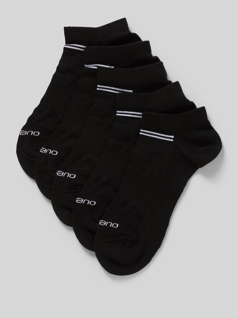 camano Sneakersocken im 5er-Pack mit Logo-Detail (black) online kaufen