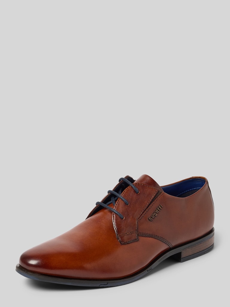 Kup online bugatti Buty derby sznurowane model ‘GAPO’ (koniakowy)