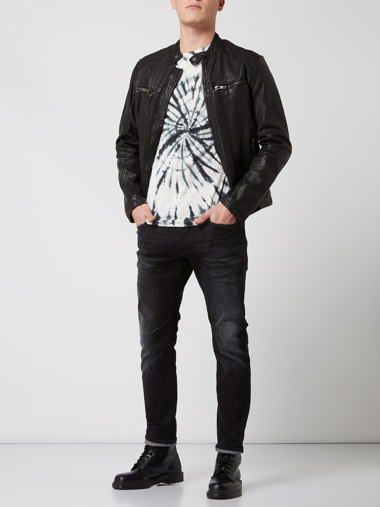 Be Edgy Lederjacke mit Reißverschlusstaschen (black) online kaufen