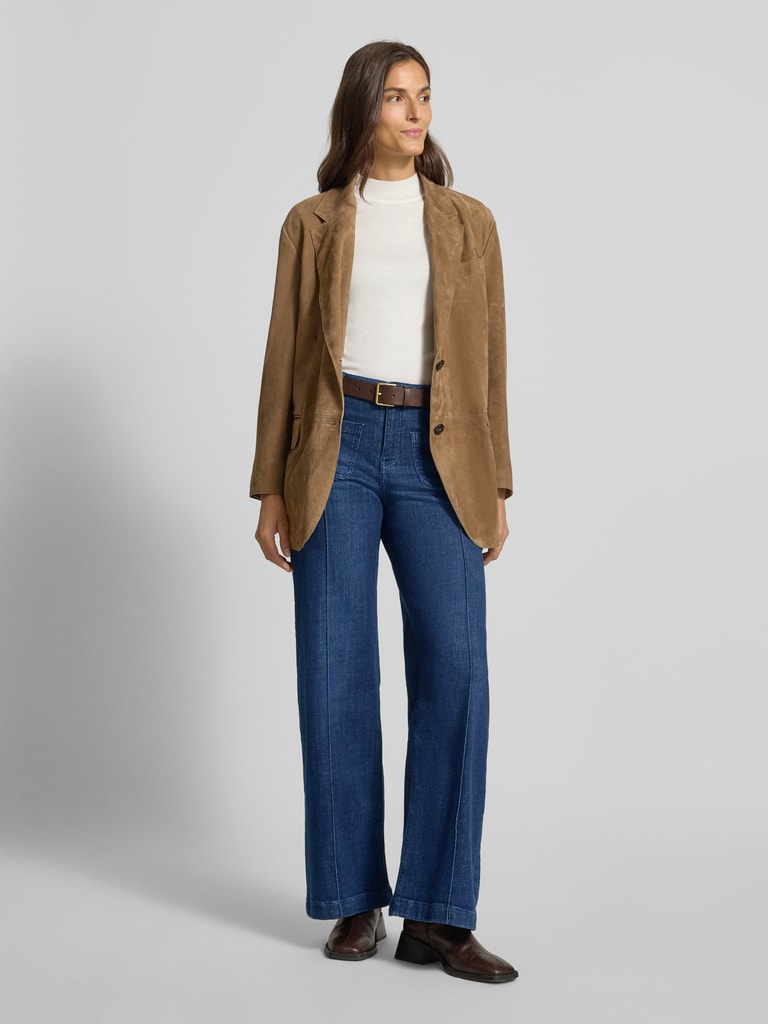 OPUS PANTS Wide leg jeans met siernaden, model 'Melly Groove' in ...