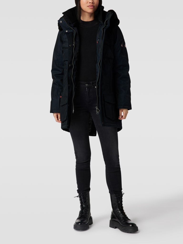 Wellensteyn Functioneel jack met labelpatch, model 'Schneezauber' in marineblauw online kopen | P&C