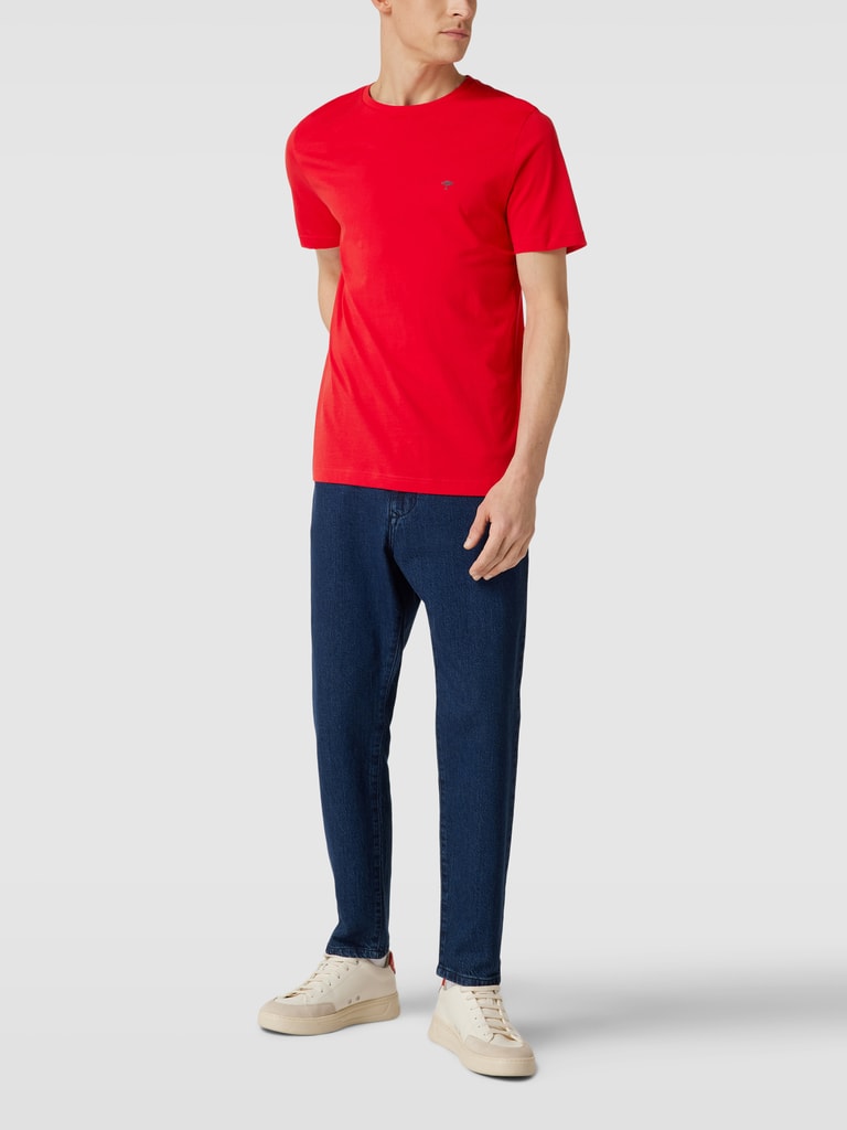 Fynch-Hatton T-Shirt mit Logo-Print (rot) online kaufen