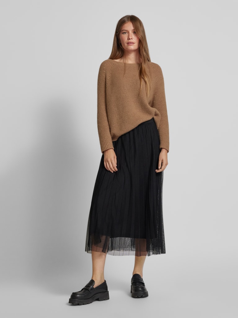 Kup online More & More Spódnica midi z plisami (czarny)