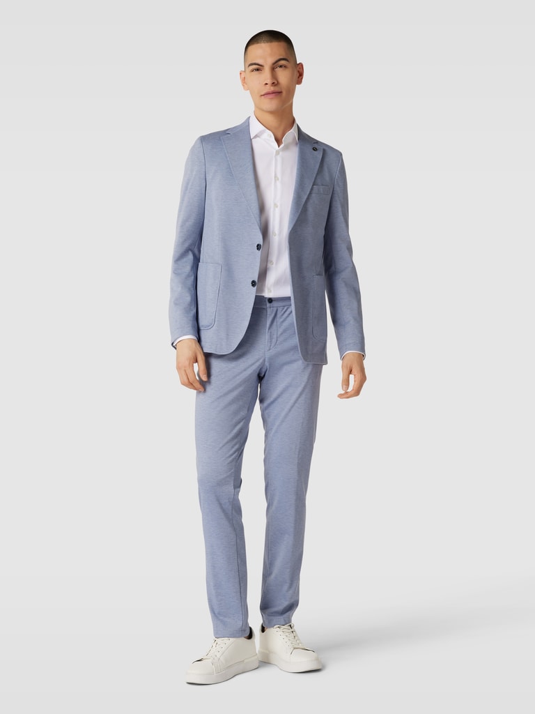 Carl Gross Sakko mit Label-Details Modell 'Fabian' (hellblau) online kaufen