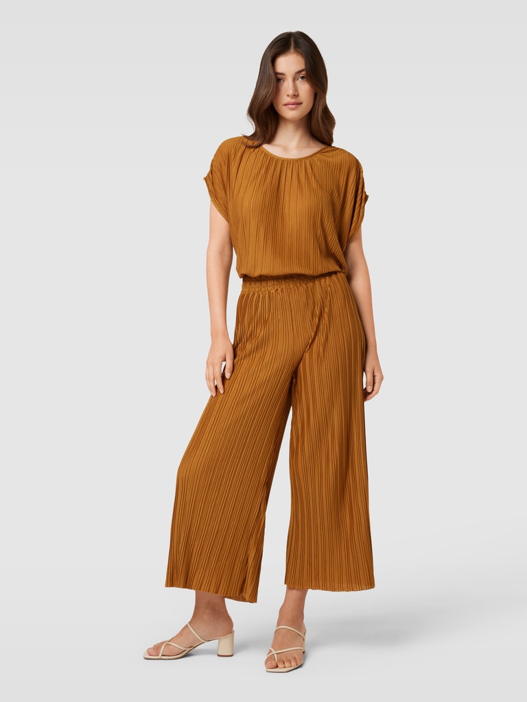 Culotte Mit Plisseefalten