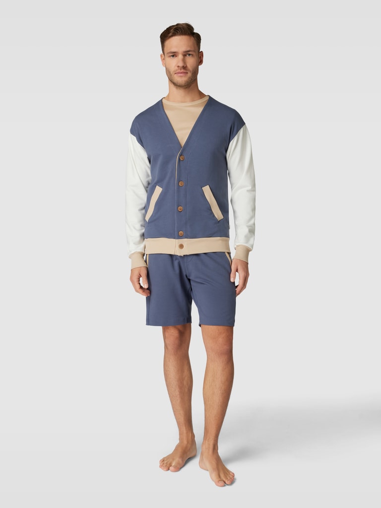 Kup online Calida Kardigan z bocznymi, wpuszczanymi kieszeniami model ...