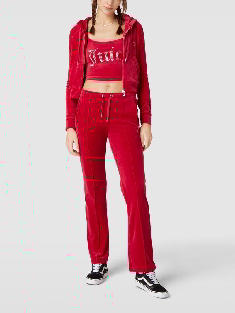 Juicy Couture Sweatjacke mit Ziersteinen Modell 'MADISON' (pink) online kaufen