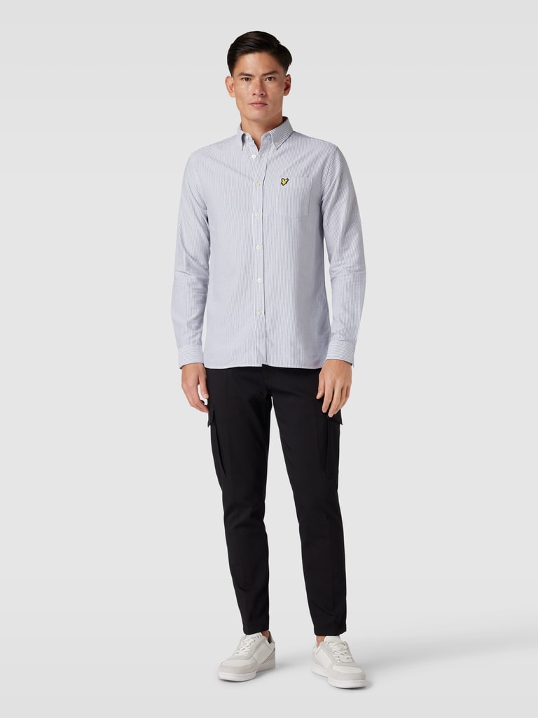 Lyle & Scott Slim Fit Freizeithemd mit Streifenmuster Modell 'Oxford ...