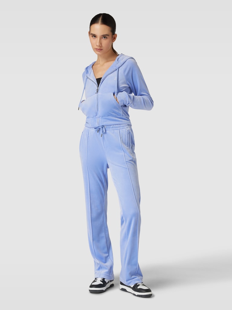 Juicy Couture Sweatjacke mit Kapuze Modell 'MADISON' (bleu) online kaufen