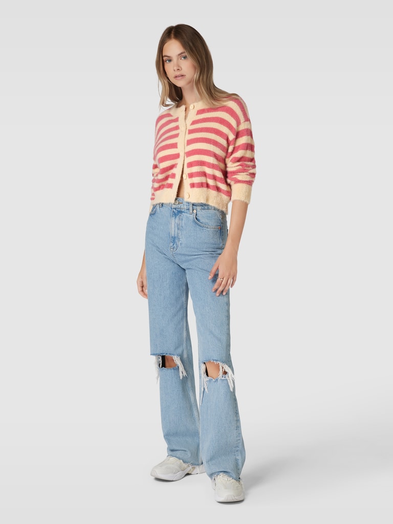 Levi's® Strickjacke mit Streifenmuster Modell 'CAT' (pink) online kaufen