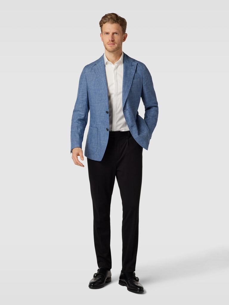 Windsor 2-Knopf-Sakko mit Reverskragen Modell 'Giro' (hellblau) online kaufen