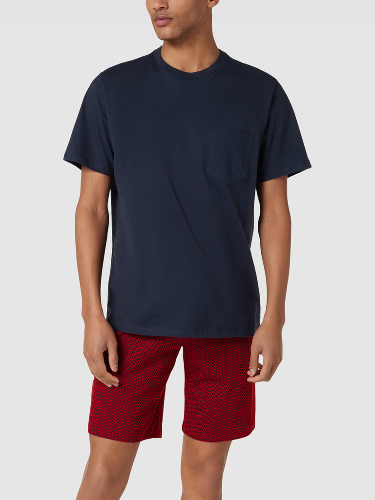 Schiesser Pyjama mit Brusttasche (rot) online kaufen