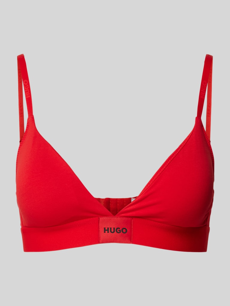 HUGO BH mit Label-Patch (rot) online kaufen